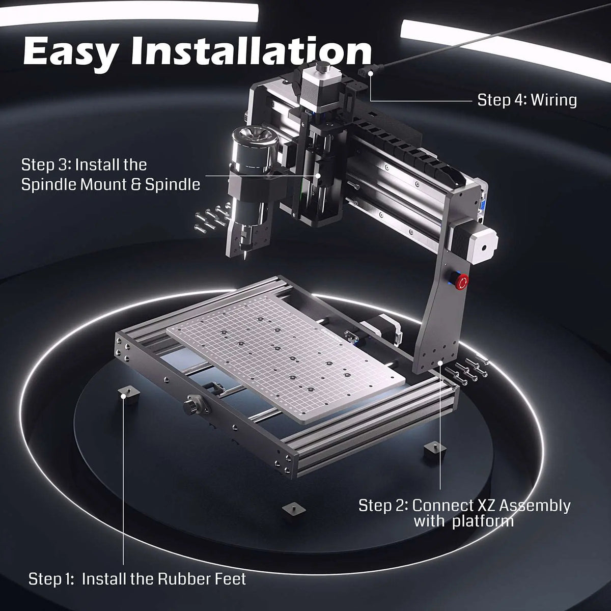 Genmitsu 3020-PRO Max V2 CNC Router - 300×200 mm Work Area
